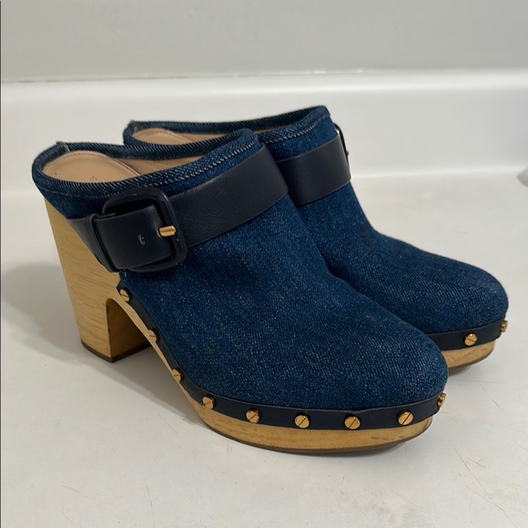 Veronica Beard | Shoes | Veronica Bear Denim Clogs Size 9m | Poshmark